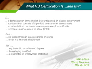 National Board Certification in Library Media | PPTX