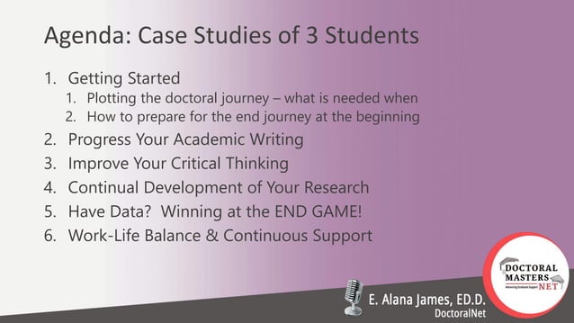 DoctoralNet case studies tools for phds through the whole journey ...
