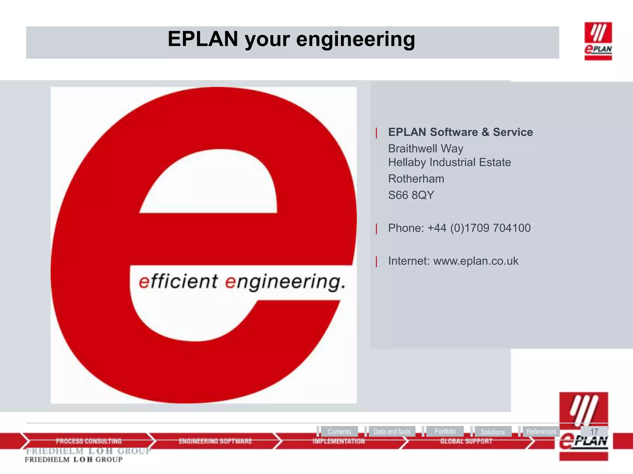 EPLAN - Efficient Engineering | PPTX