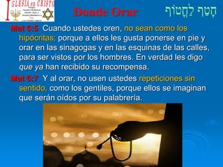 Donde orar.ppt