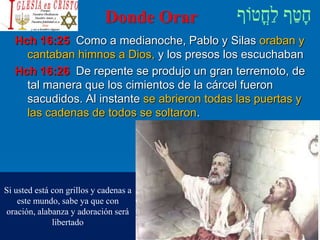 Donde orar.ppt