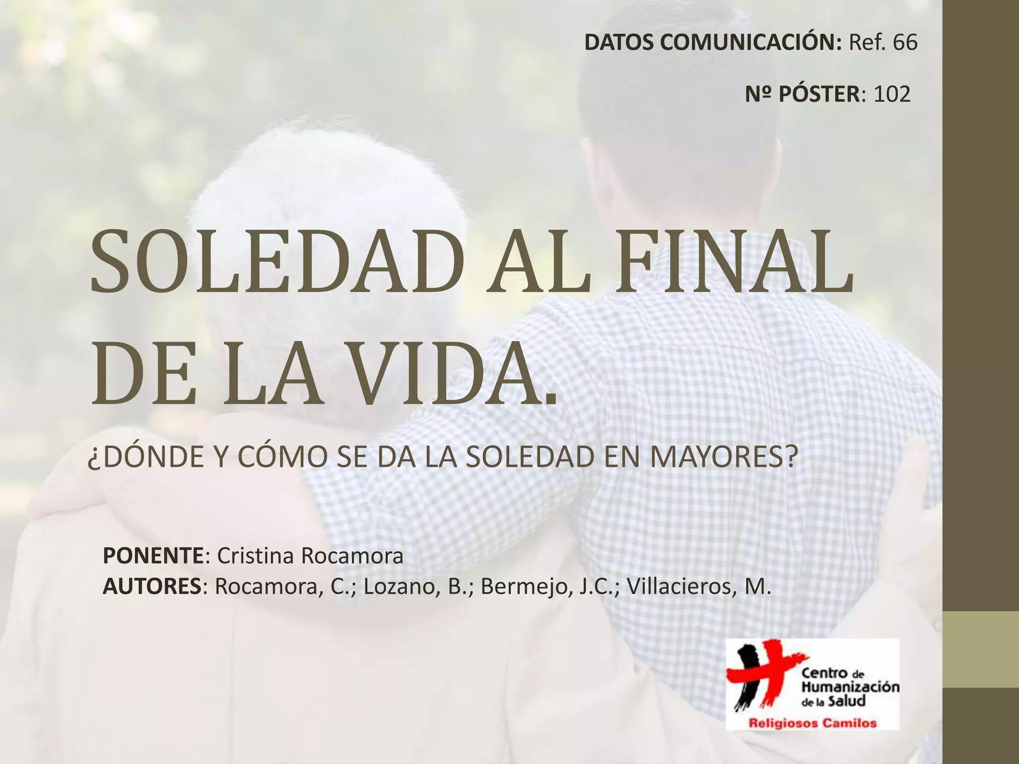 Dónde y cómo se da la soledad en mayores | PPT