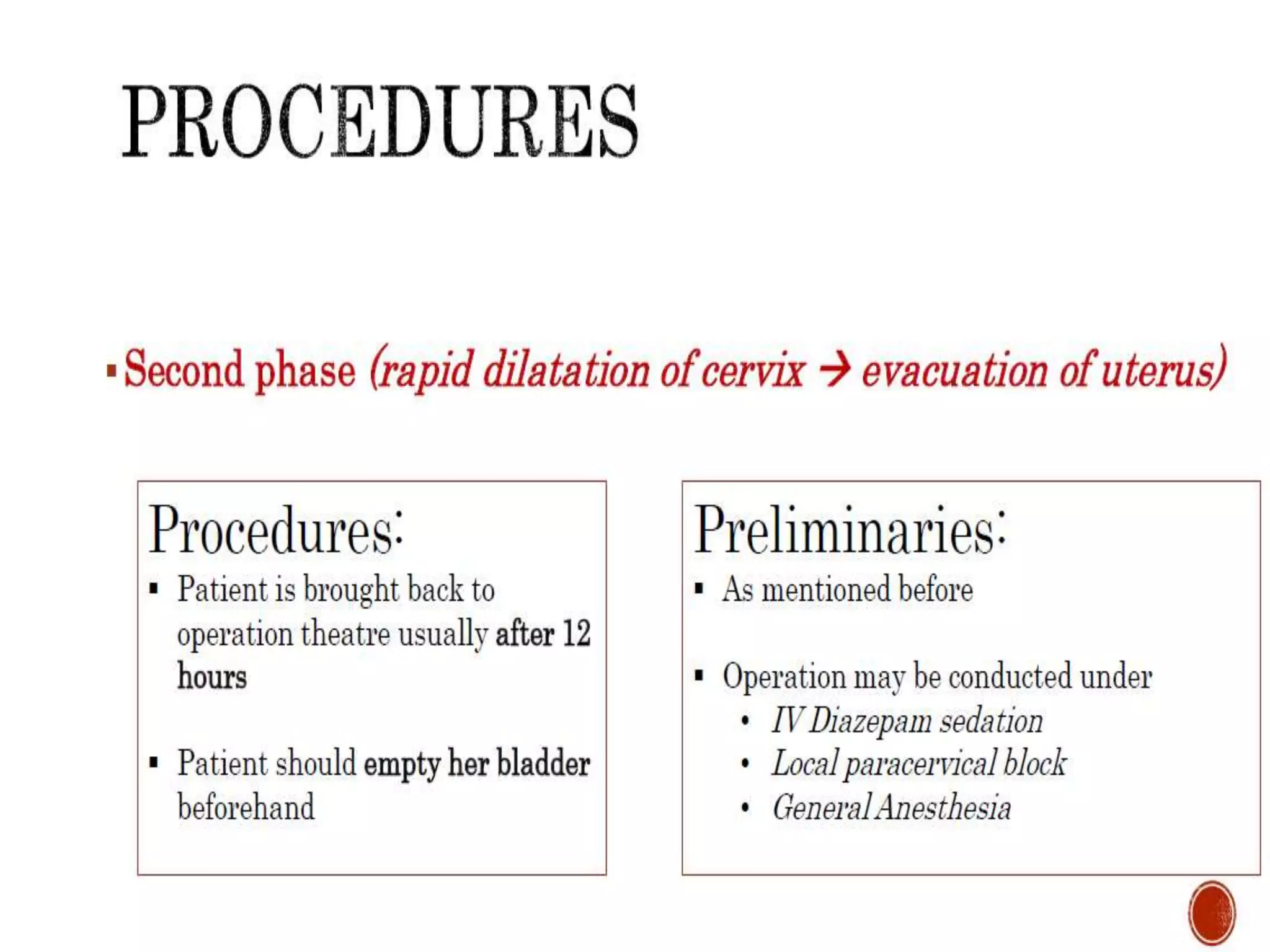 D&E procedure | PPTX