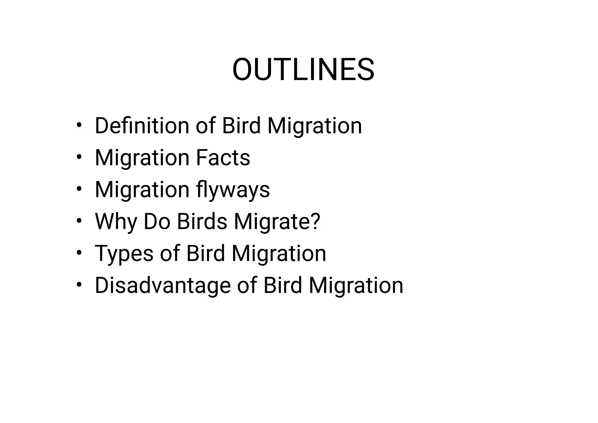 MIGRATION IN BRIDS | PDF