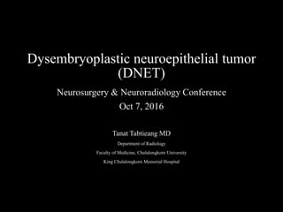 Dysembryoplastic neuroepithelial tumor | PDF
