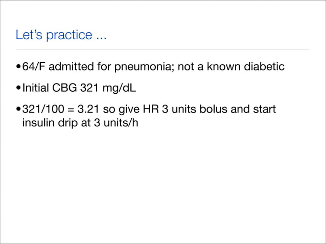 Yale Insulin Infusion Protocol