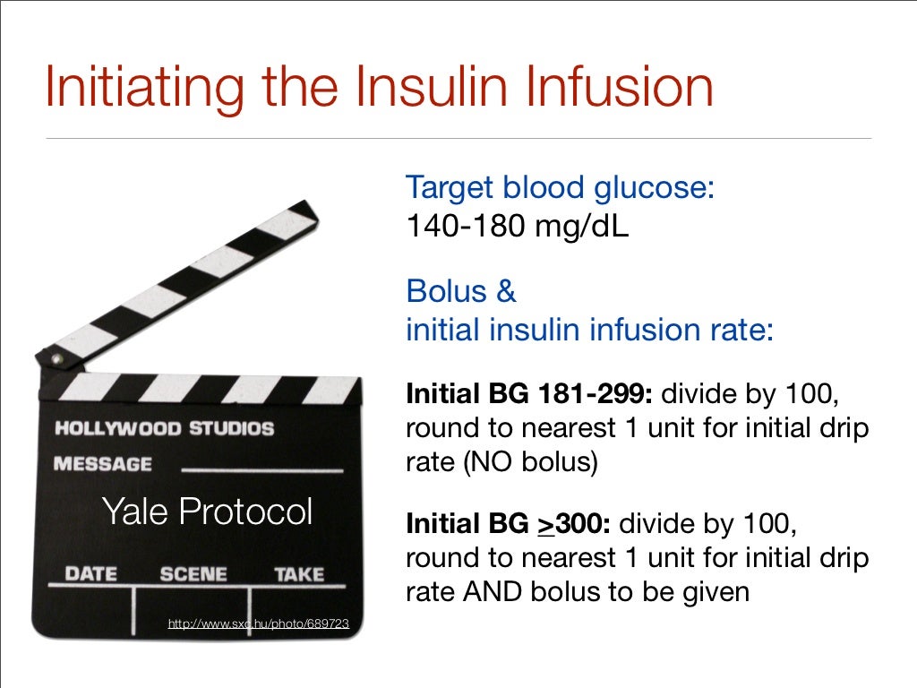 Yale Insulin Infusion Protocol
