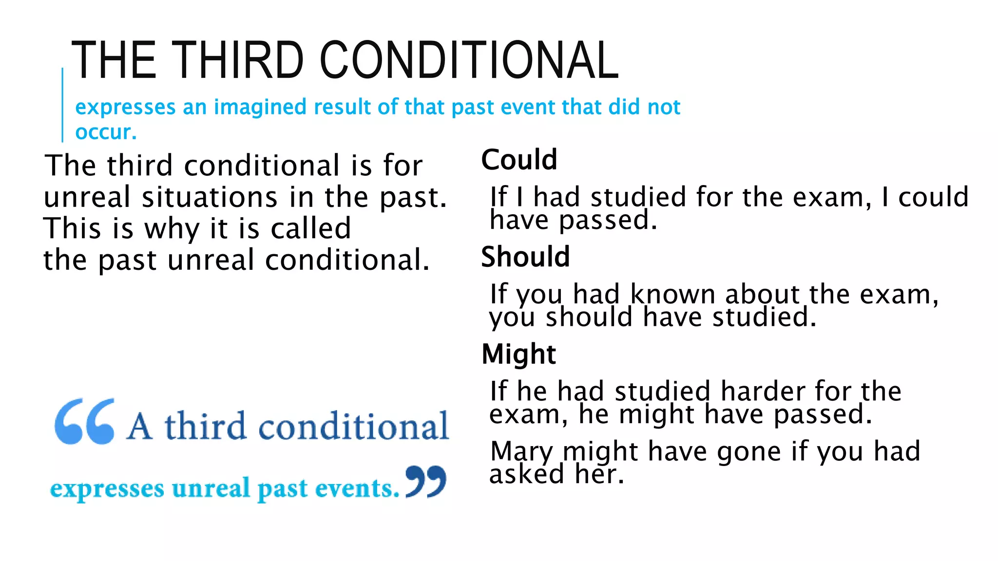 Conditional sentences | PPTX