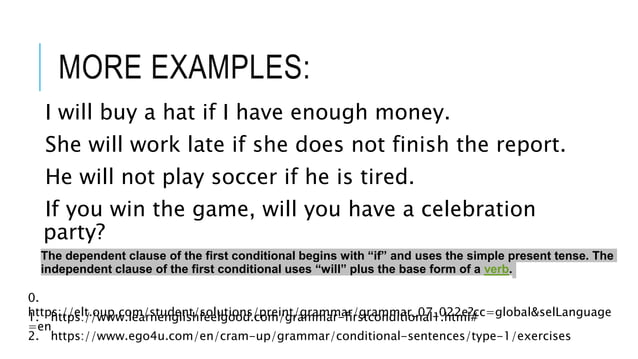 Conditional sentences | PPTX | First Aid | Injuries