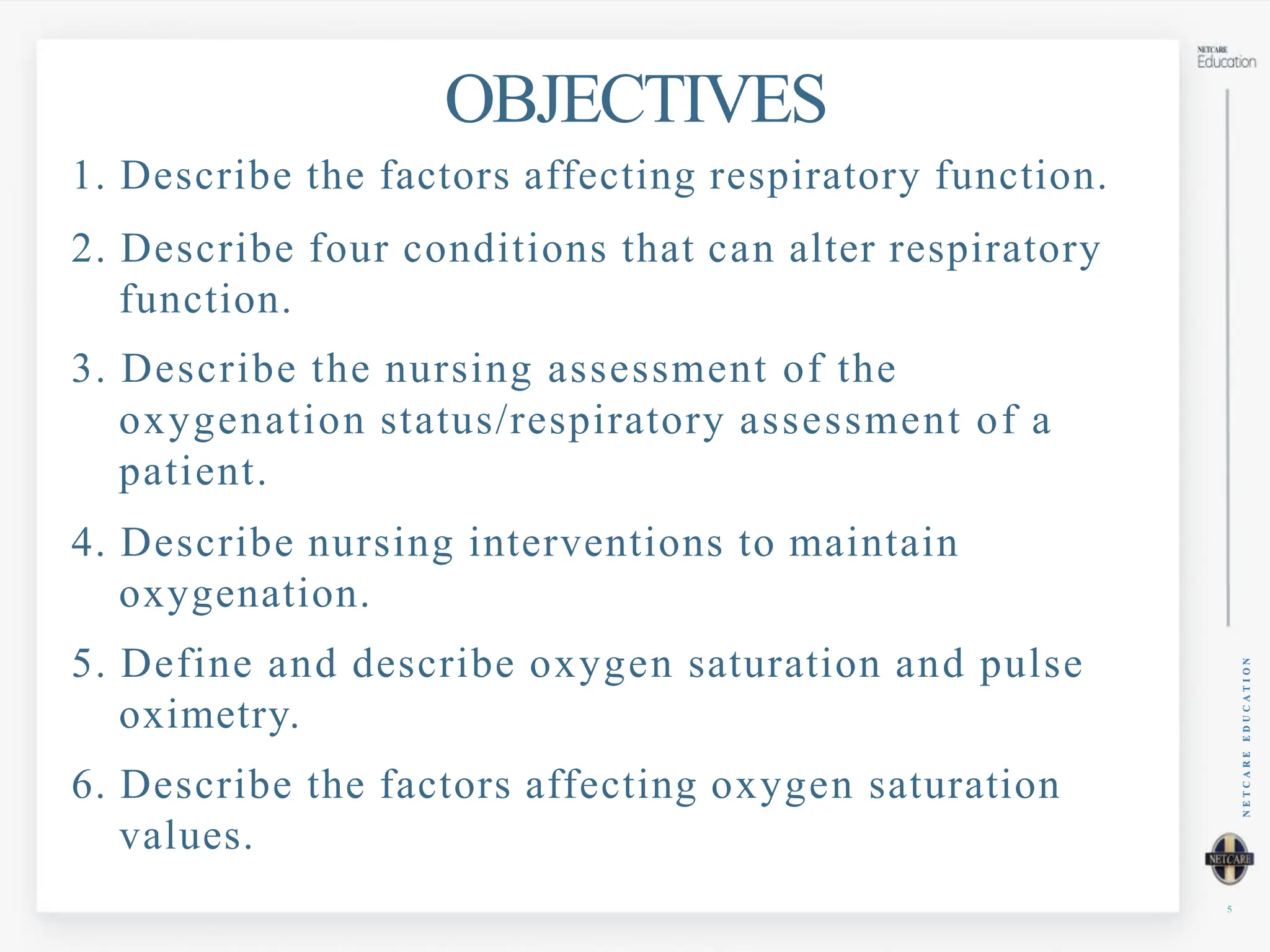 Oxygenation needs Presentation presentation | PDF