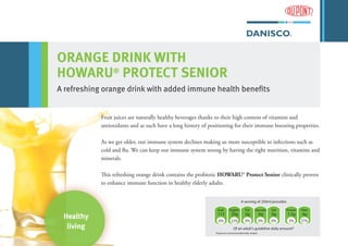ORANGE DRINK WITH HOWARU® PROTECT SENIOR | PDF