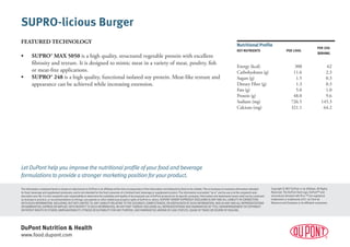 SUPRO-LICIOUS Burger | PDF