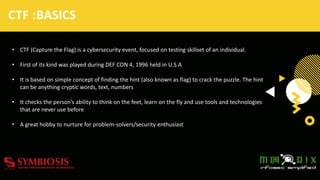 A closer look at CTF challenges | PPTX