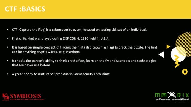 A closer look at CTF challenges | PPTX