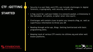 A closer look at CTF challenges | PPTX