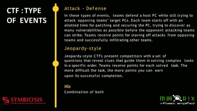 A closer look at CTF challenges | PPTX