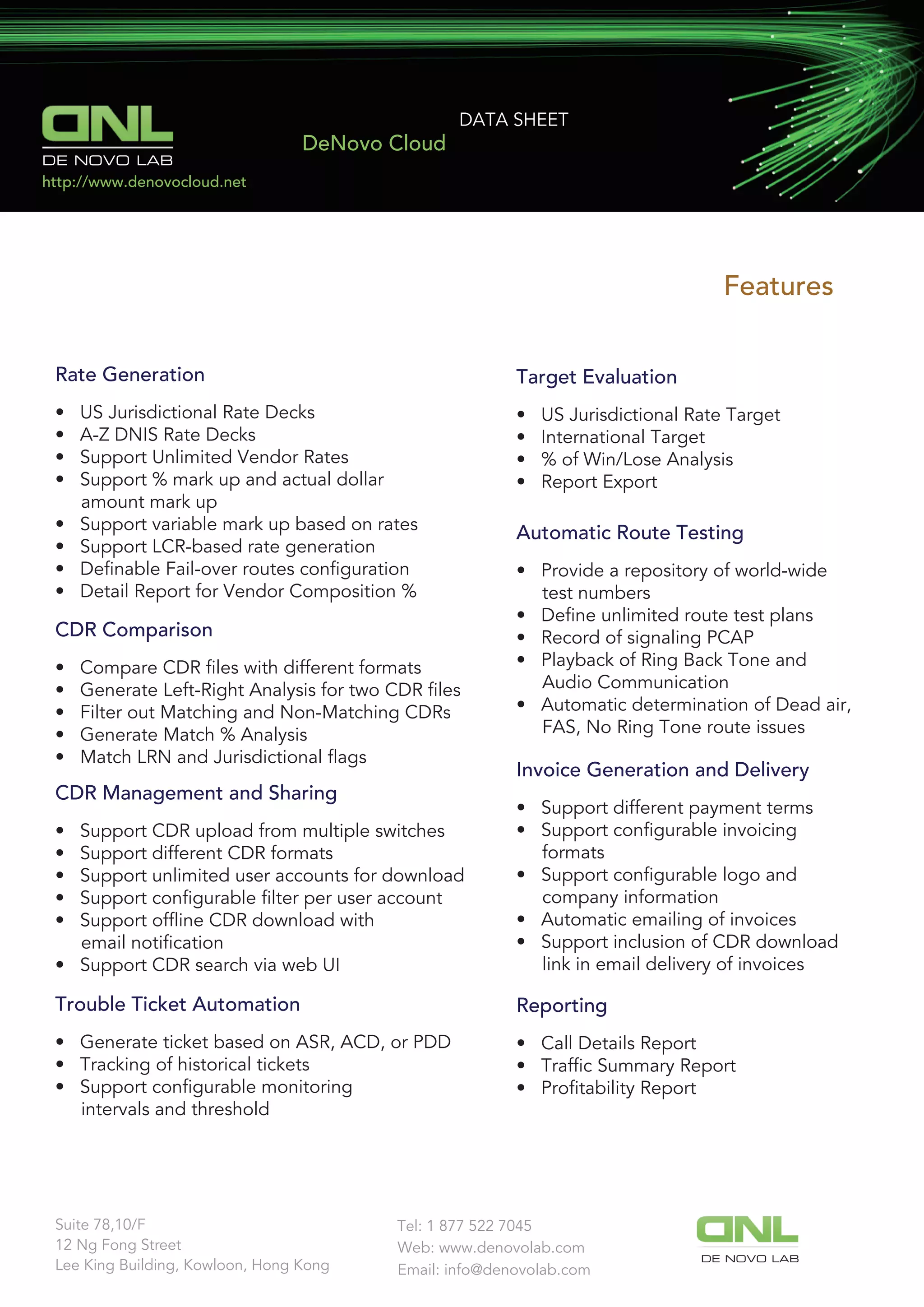 Dnl back office cloud | PDF