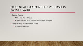 DNLU - CryptoAssets.pptx | Stocks and Bonds | Personal Investing
