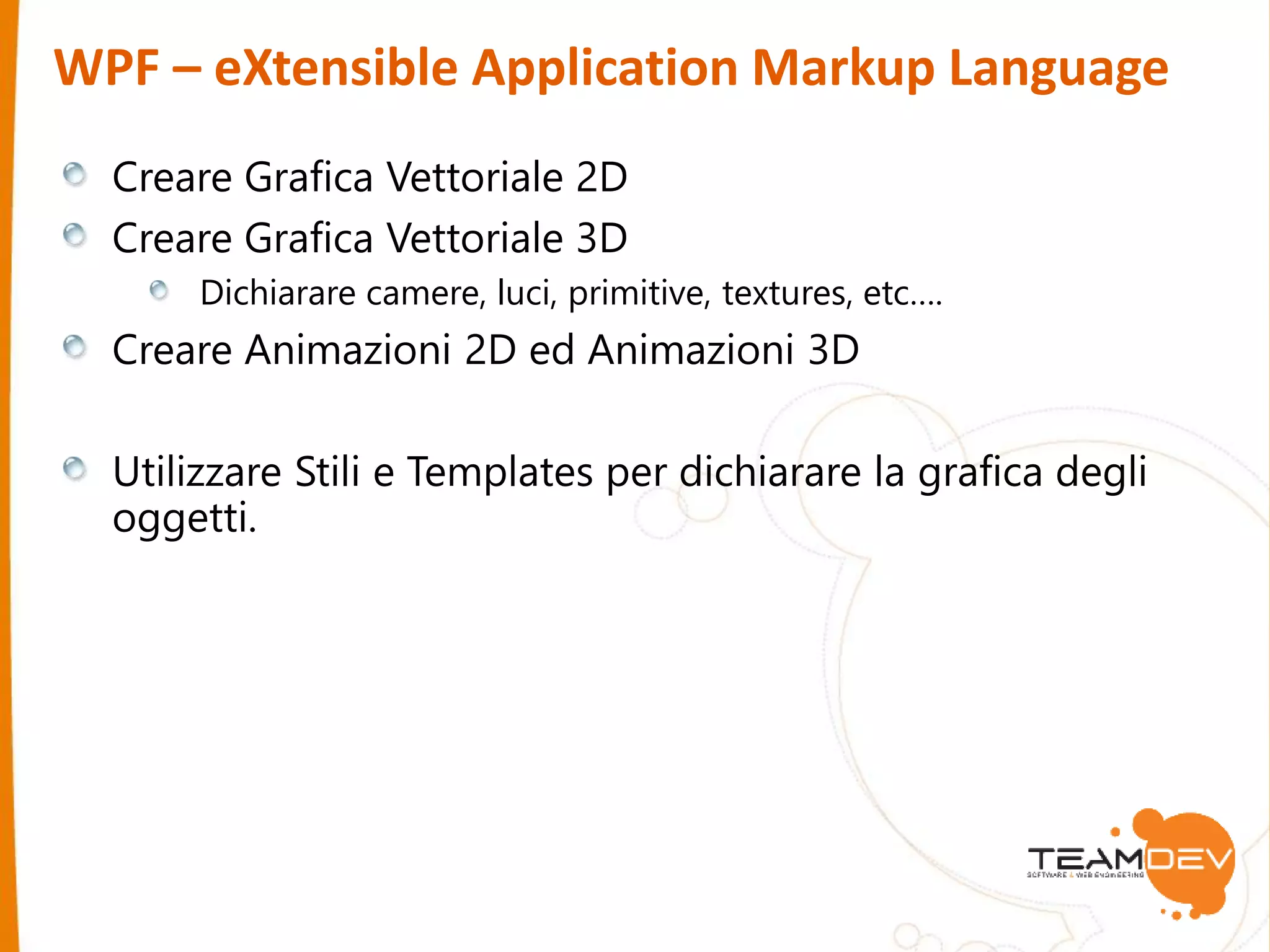 WPF basics | PPTX | Programming Languages | Computing