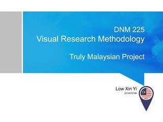 DNM 225 Visual Research Methodology. Low Xin Yi | PPT