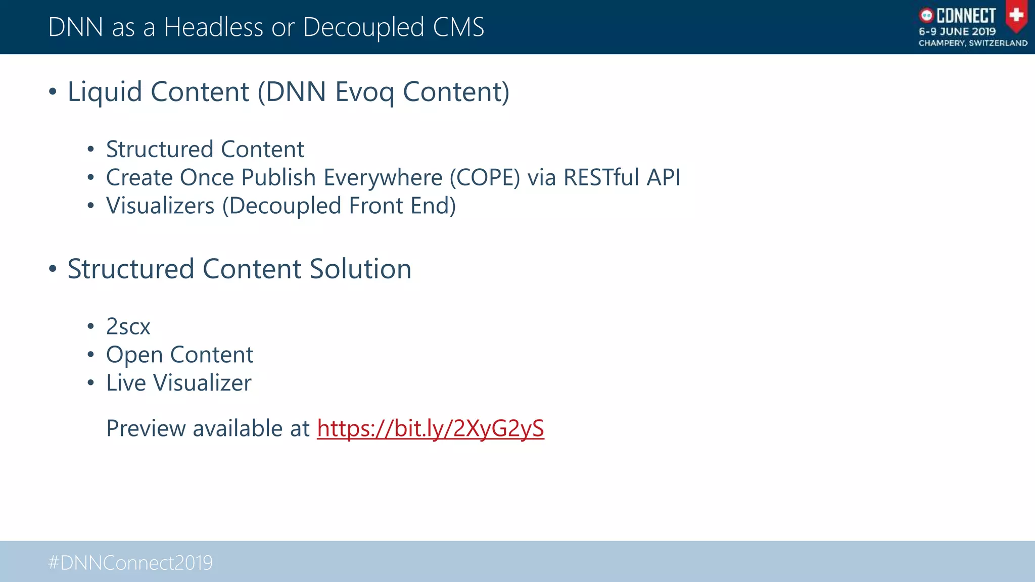 DNN as a Headless CMS | PPTX