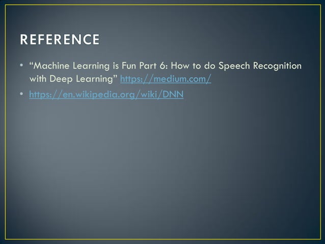 Dnn for speech recognition | PPT