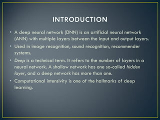 Dnn for speech recognition | PPT