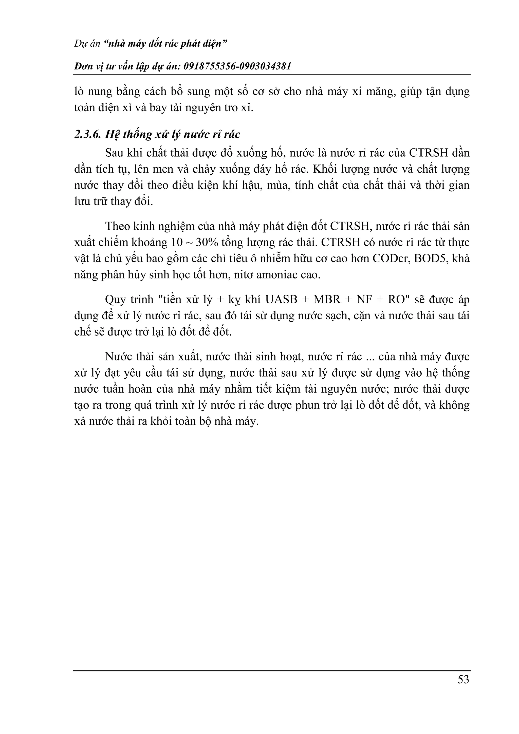 Dự án nhà máy điện rác 0918755356 | DOCX