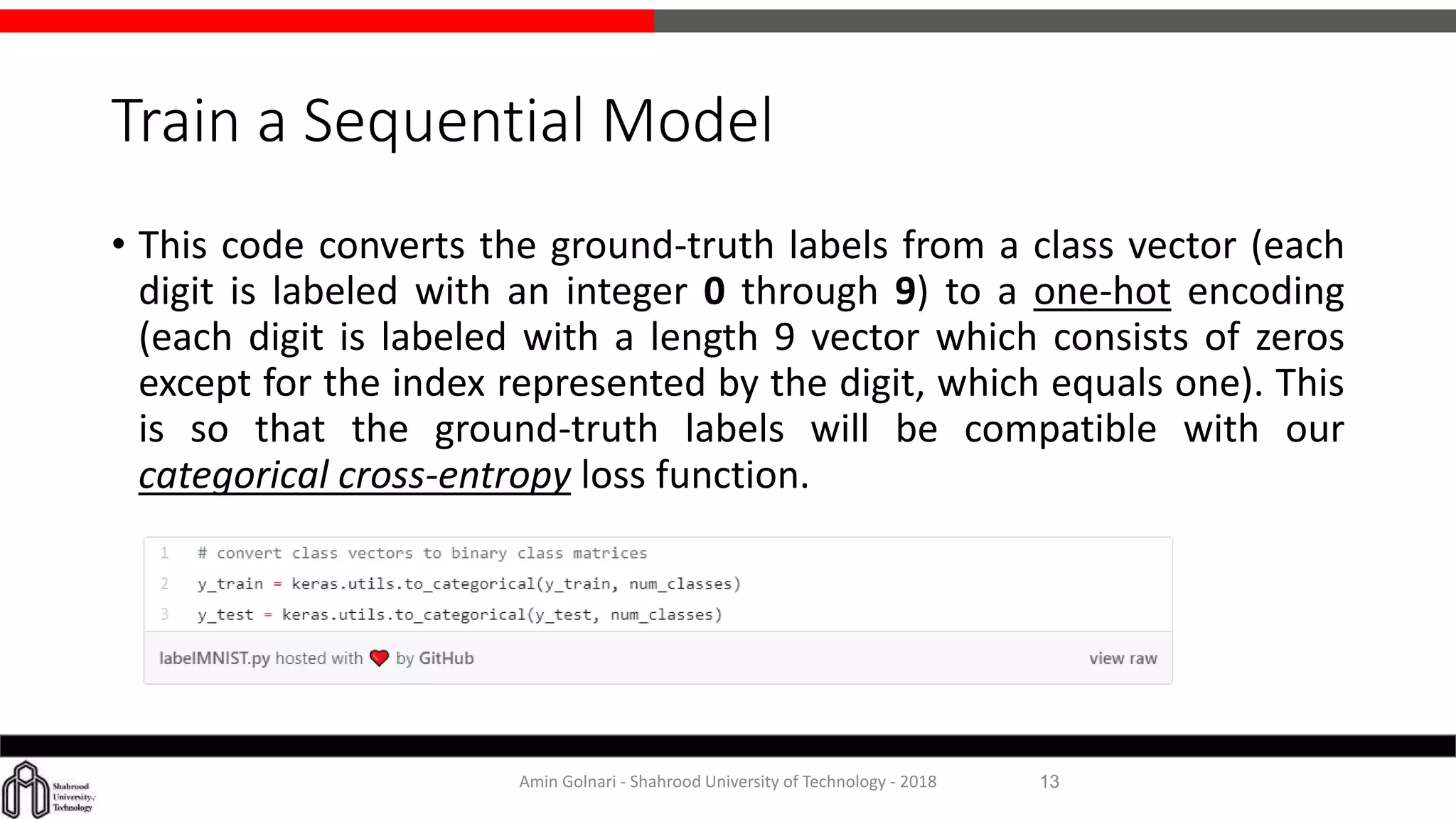 Intro To Deep Learning With Keras Using Tensorflow Backend Ppsx