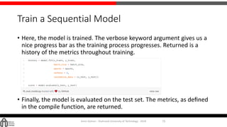 Intro to Deep Learning with Keras - using TensorFlow backend | PPSX