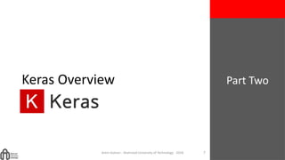 Intro to Deep Learning with Keras - using TensorFlow backend | PPSX