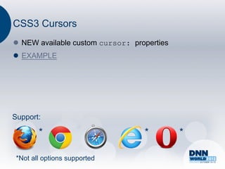 DotNetNuke World CSS3 | PDF | Web Development | Internet