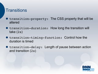 DotNetNuke World CSS3 | PDF | Web Development | Internet