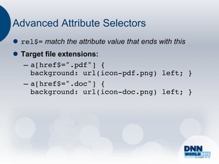 DotNetNuke World CSS3 | PDF | Web Development | Internet
