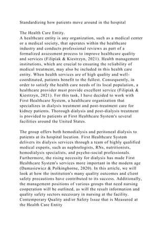 DNP-835A Patient Outcomes and Sustainable ChangeASSIGNMENT 2.docx