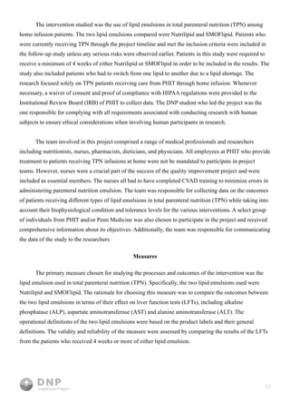 dnp capstone project examples from the expert | PDF