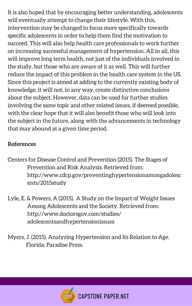 DNP Capstone Project Sample | PDF | Free Download