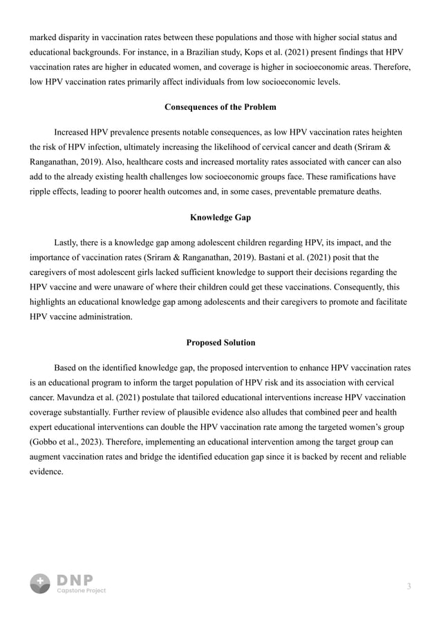 dnp capstone projects sample from the our expert | PDF