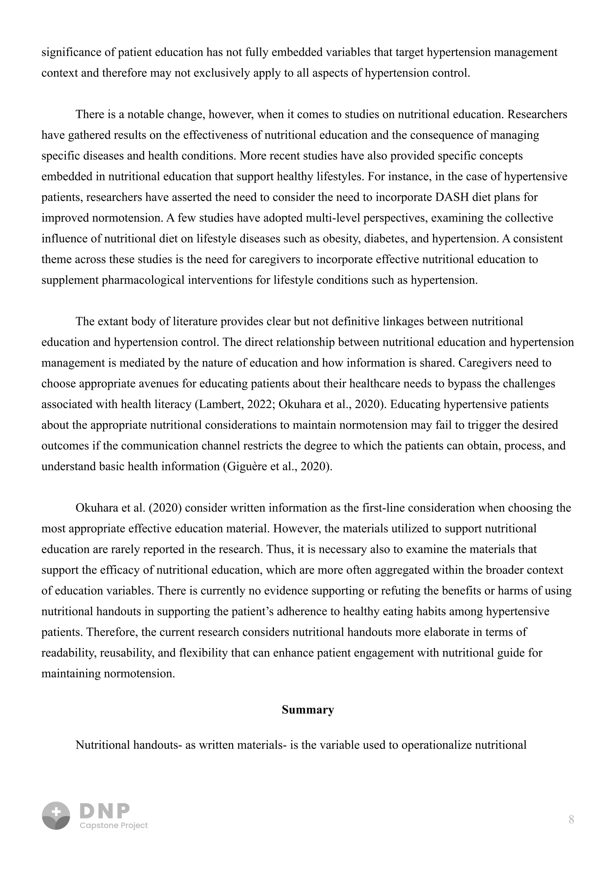 dnp capstone proposal examples from our service | PDF