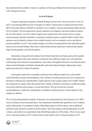 dnp capstone proposal examples from our service | PDF