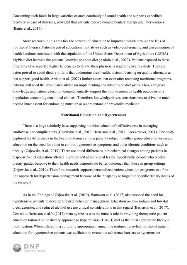 dnp capstone proposal examples from our service | PDF