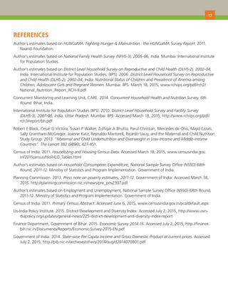 POSHAN District Nutrition Profiles_Guide to DNPs | PDF