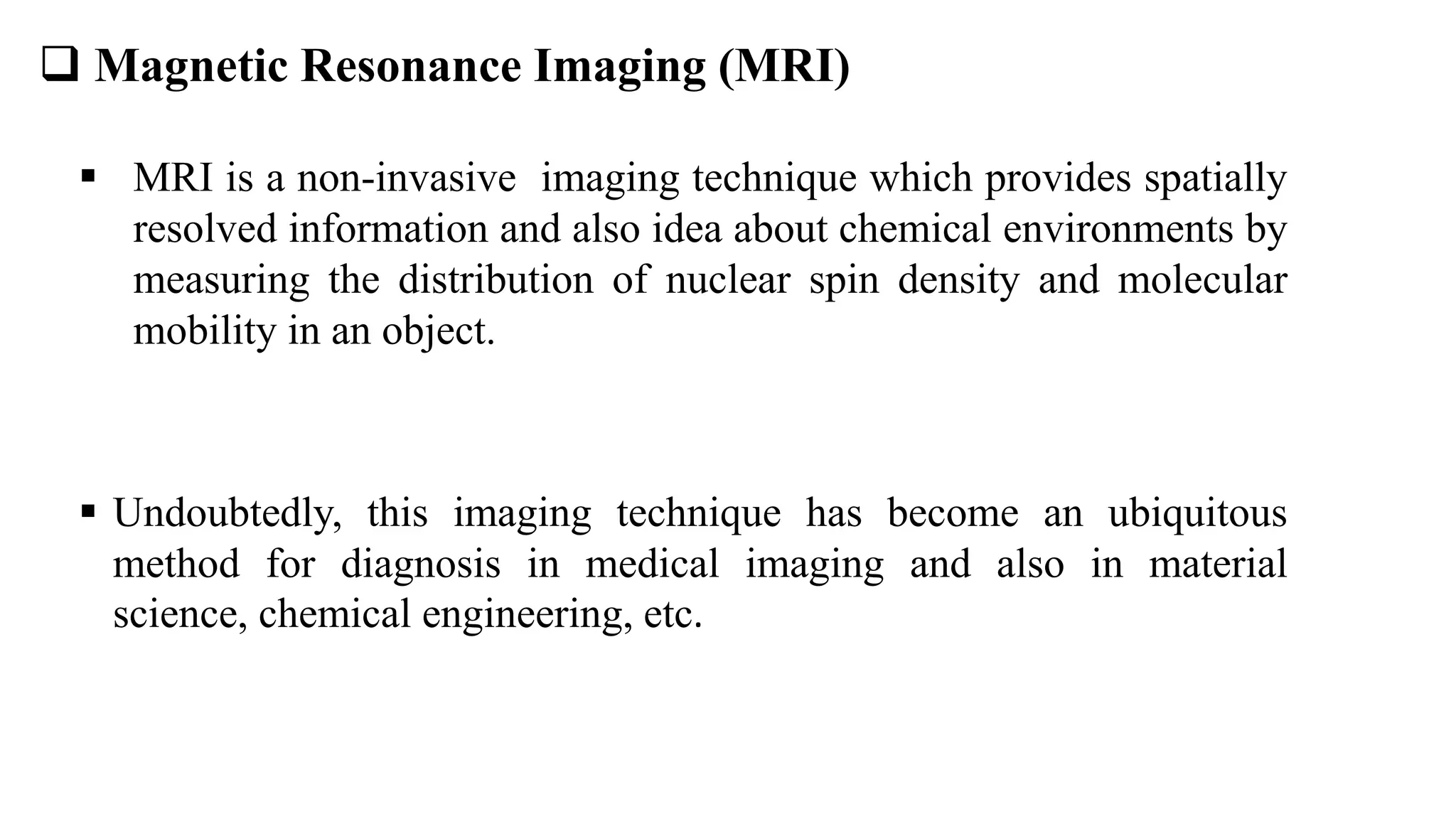 Dynamic Nuclear Polarization Imaging | PPTX