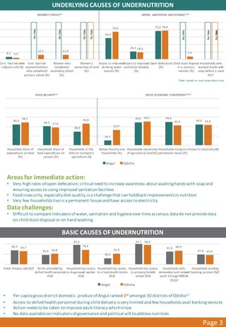 POSHAN District Nutrition Profile_Angul_Odisha | PDF | Blood Disorders ...