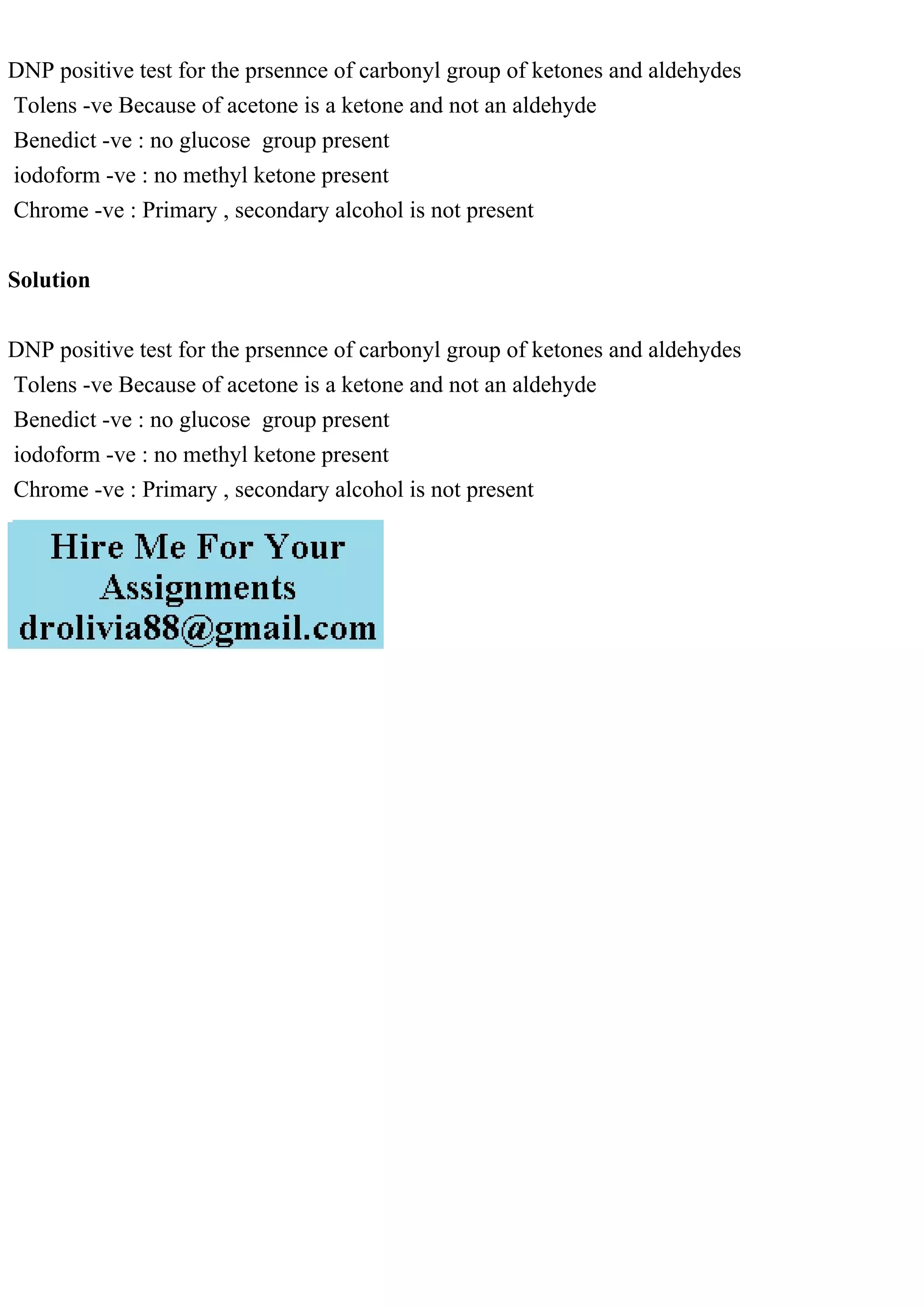 DNP positive test for the prsennce of carbonyl group of ketones and .pdf