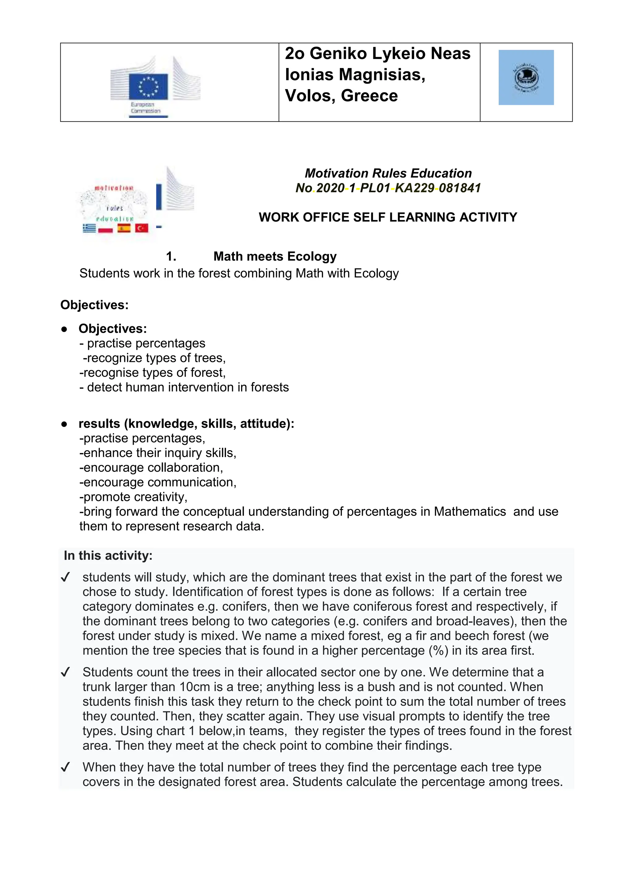 MATH-MEETS-ECOLOGY.docx | Geography | Science