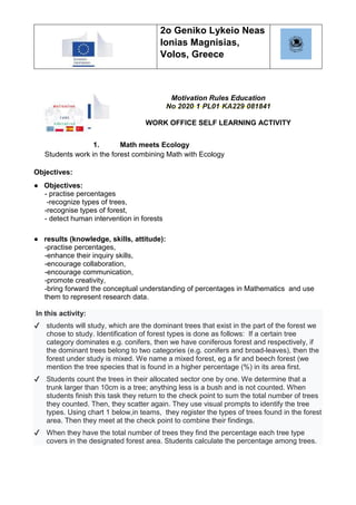 MATH-MEETS-ECOLOGY.docx | Geography | Science