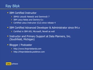 DNP-What's New in IBM Lotus Domino Administration | PPT