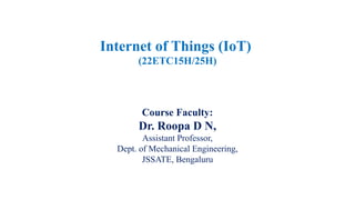 Introduction to IoT syllabus_course outc | PPT
