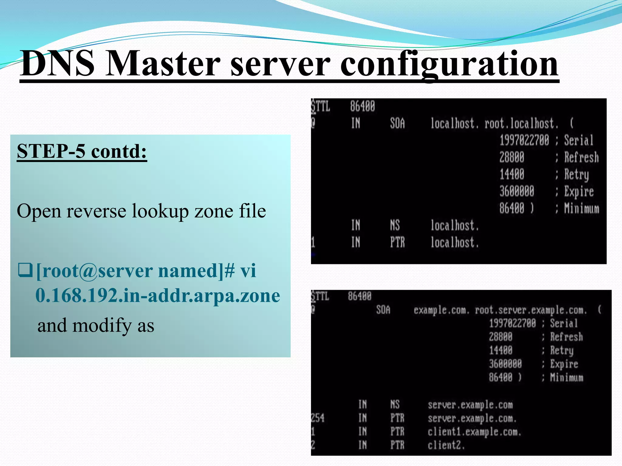 DNS server configuration | PPTX